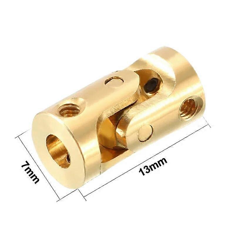 5/1Pcs 3mm Mini Coupling Brass Universal Joint Rc Boat Car Metal Cardan ...