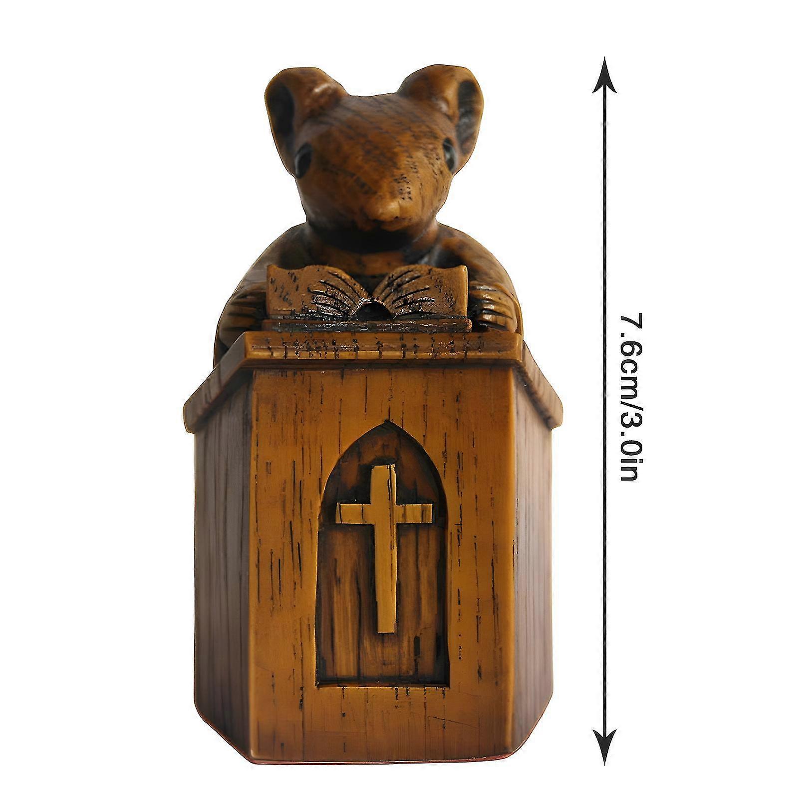 Church Mouse Resin Statue - The Vicar In The Pulpit,church Mouse Resin ...
