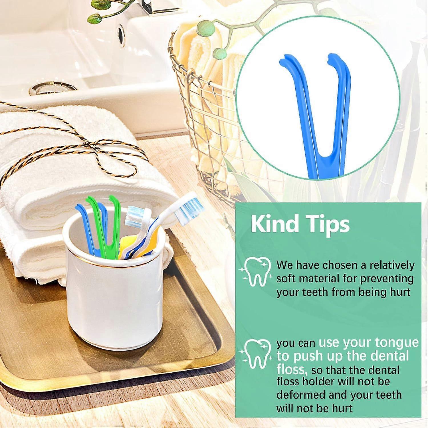 Dental Floss Holder Reusable Flosser Reusable Floss Handle Holder ...