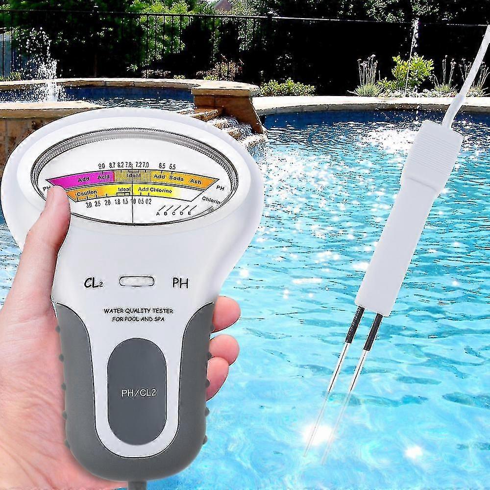 2 In 1 Ph Chlorine Meter Tester Pc-102 Ph Tester Chlorine Water Quality ...