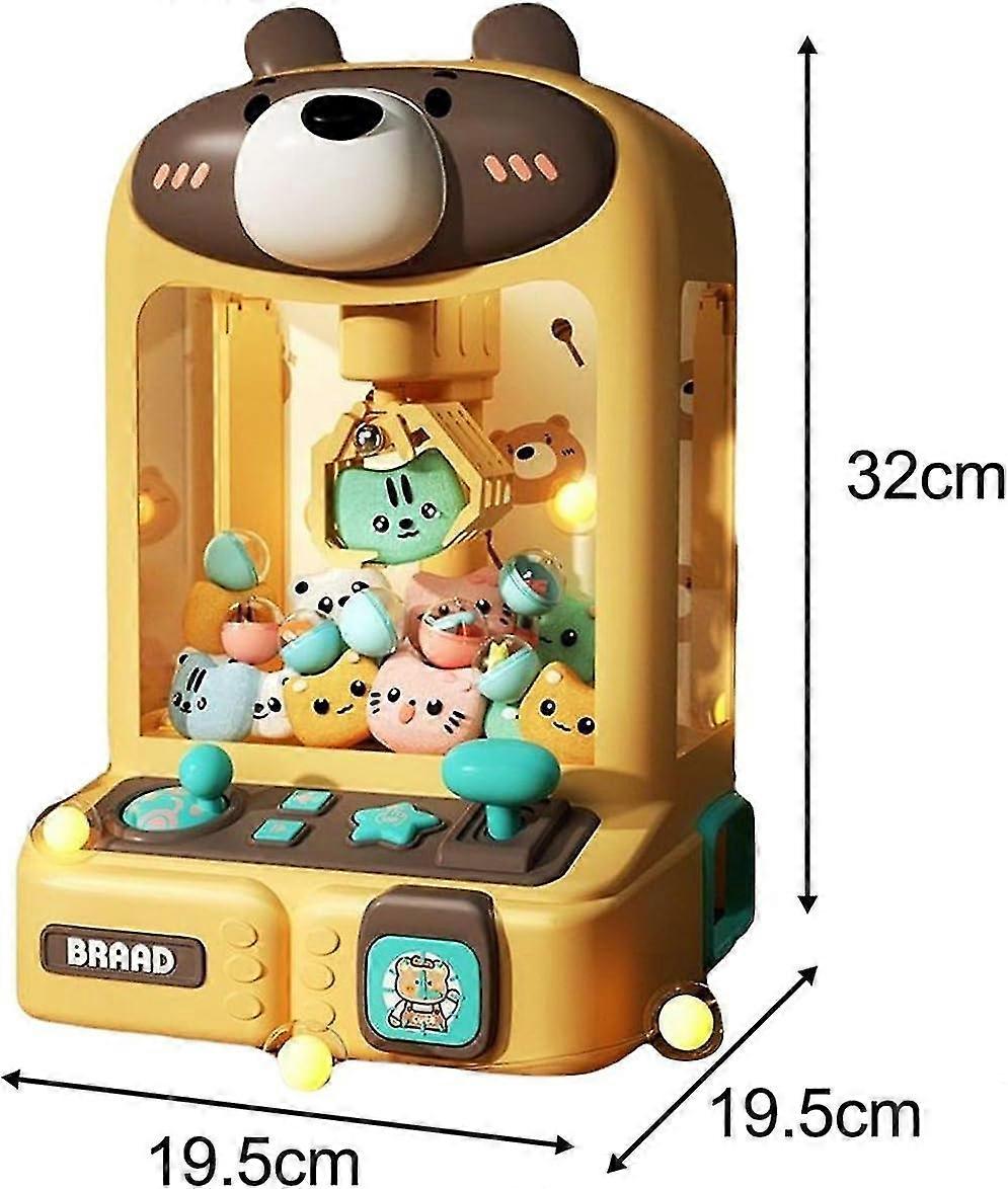 Mini Claw Machine Cartoon Electronic Game Indoor Mini Toy Vending ...