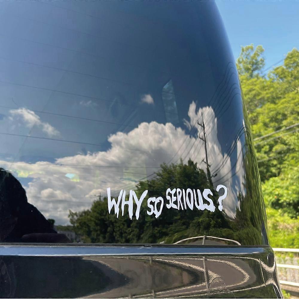 Why So Serious? Car Stickers Movie Lines Joker Personality Creative ...
