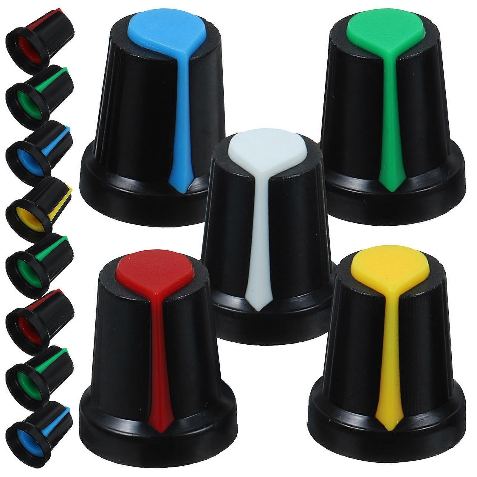 50pcs Volume Control Knobs Guitar Sound Knobs Potentiometer Knob Caps ...