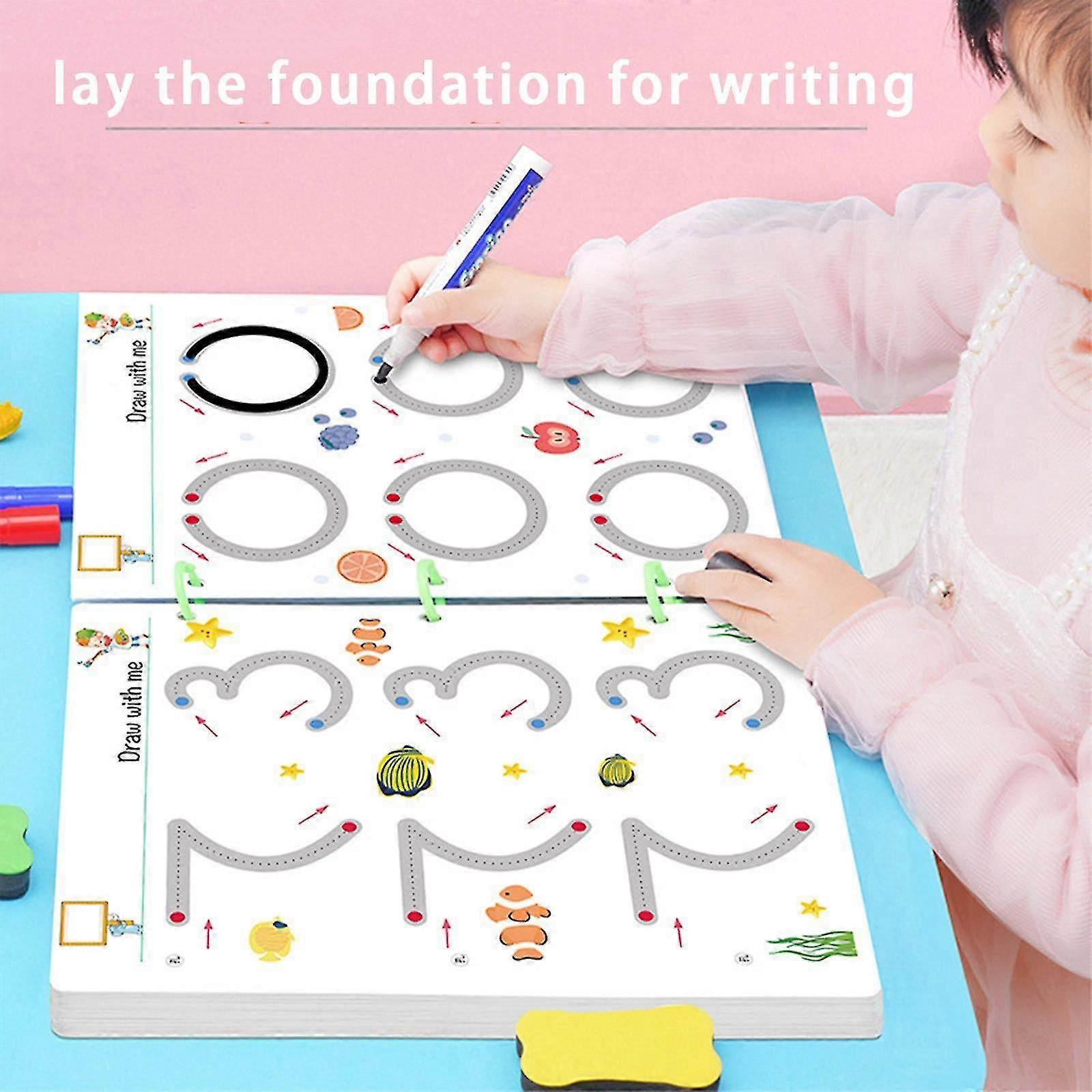 Pen Control Tracing Book,children Educational Stroke Line Match Game ...