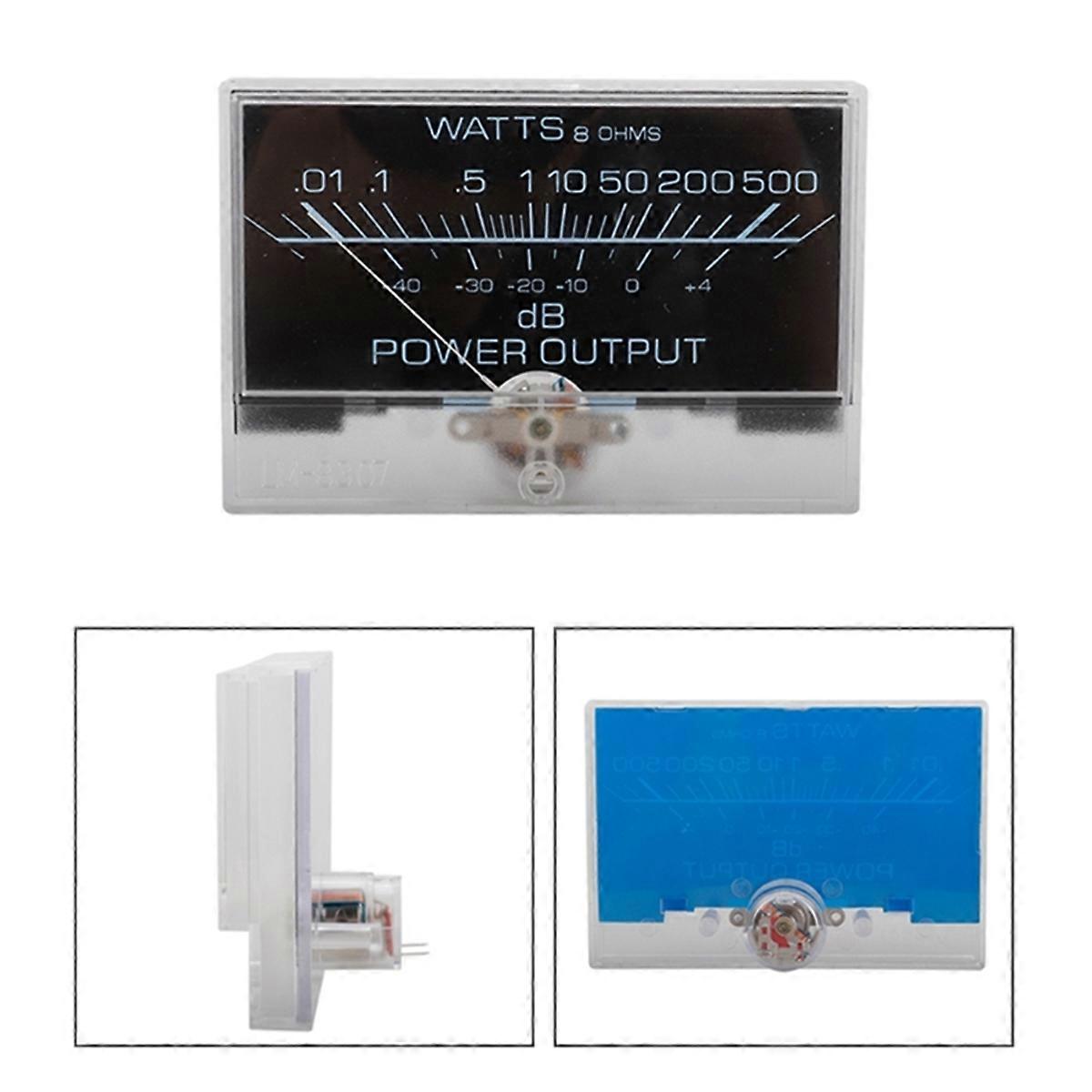 12-16V VU Meter Analog Panel Audios Level Meter Blue Backlights No Need ...