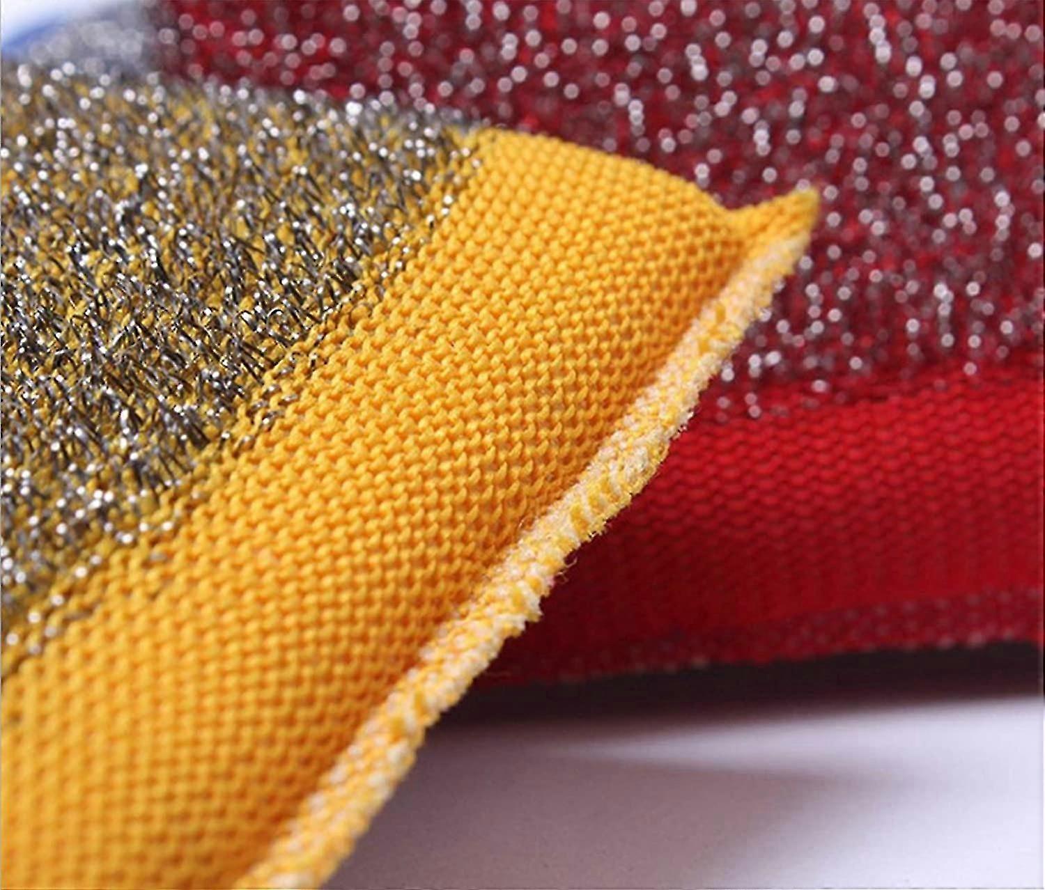 12 Piece Steel Scrub Sponges Dishwashing Sponges Multipurpose Heavy ...