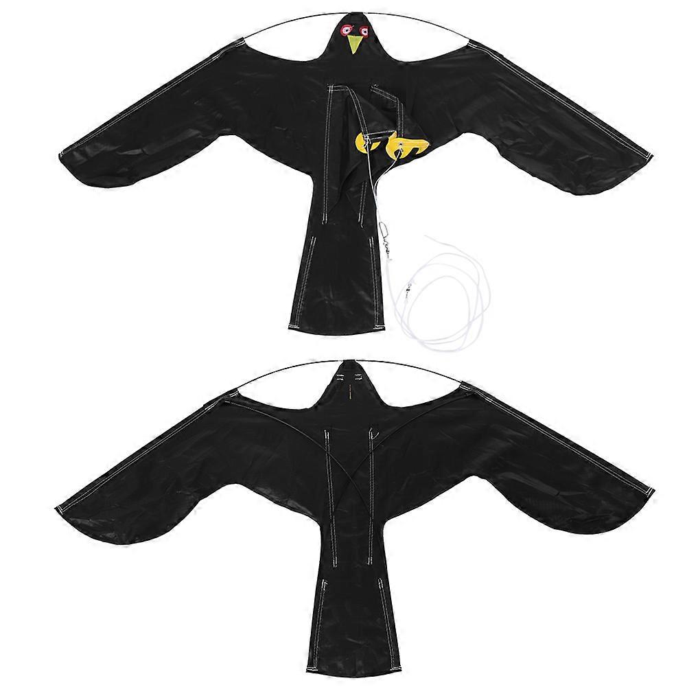 Extendable Bird Repeller Scarer Flying Hawk Kite with Telescopic Pole ...