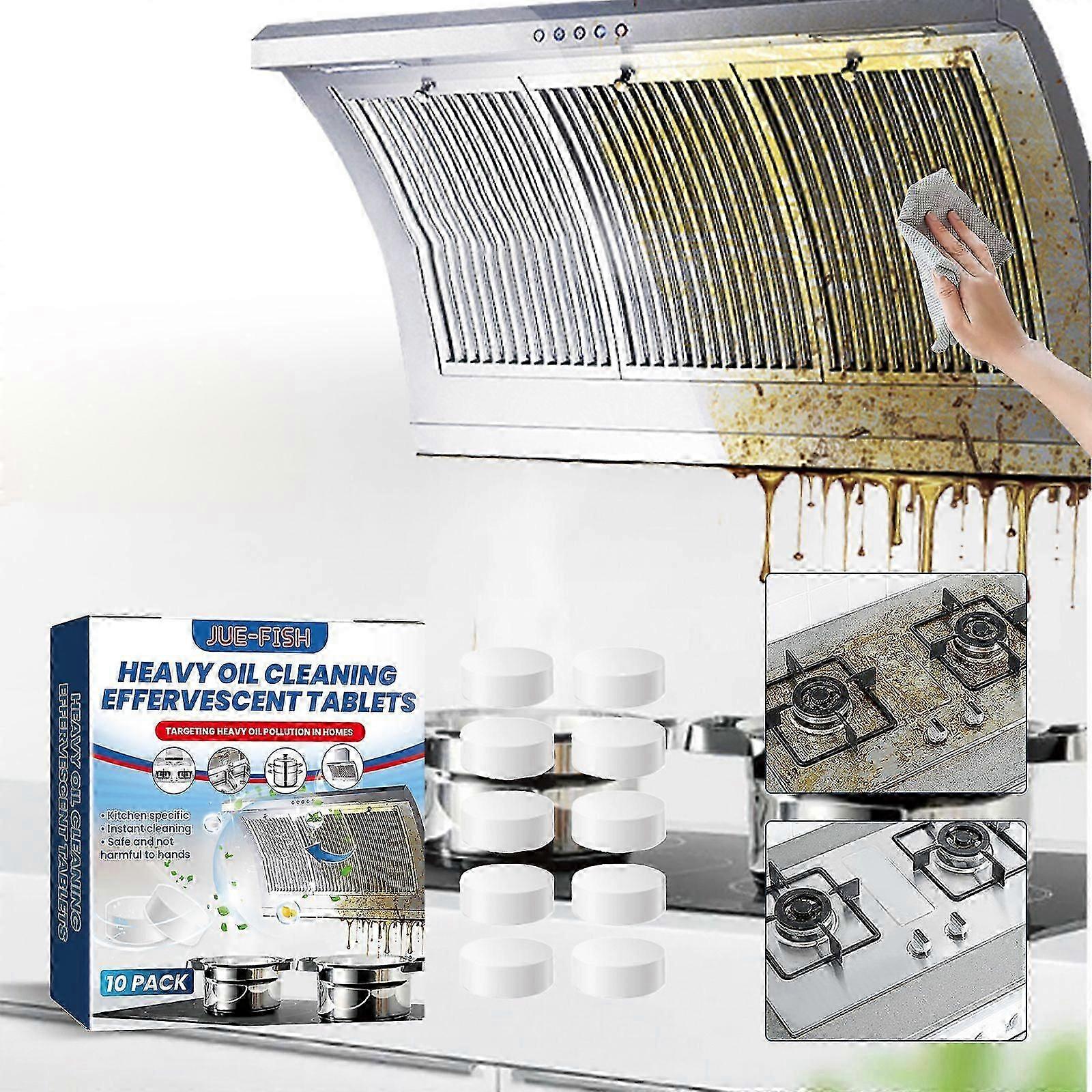 Kitchen Cleaning Effervescent Tablet, Kitchen Range Hood Stove Heavy ...