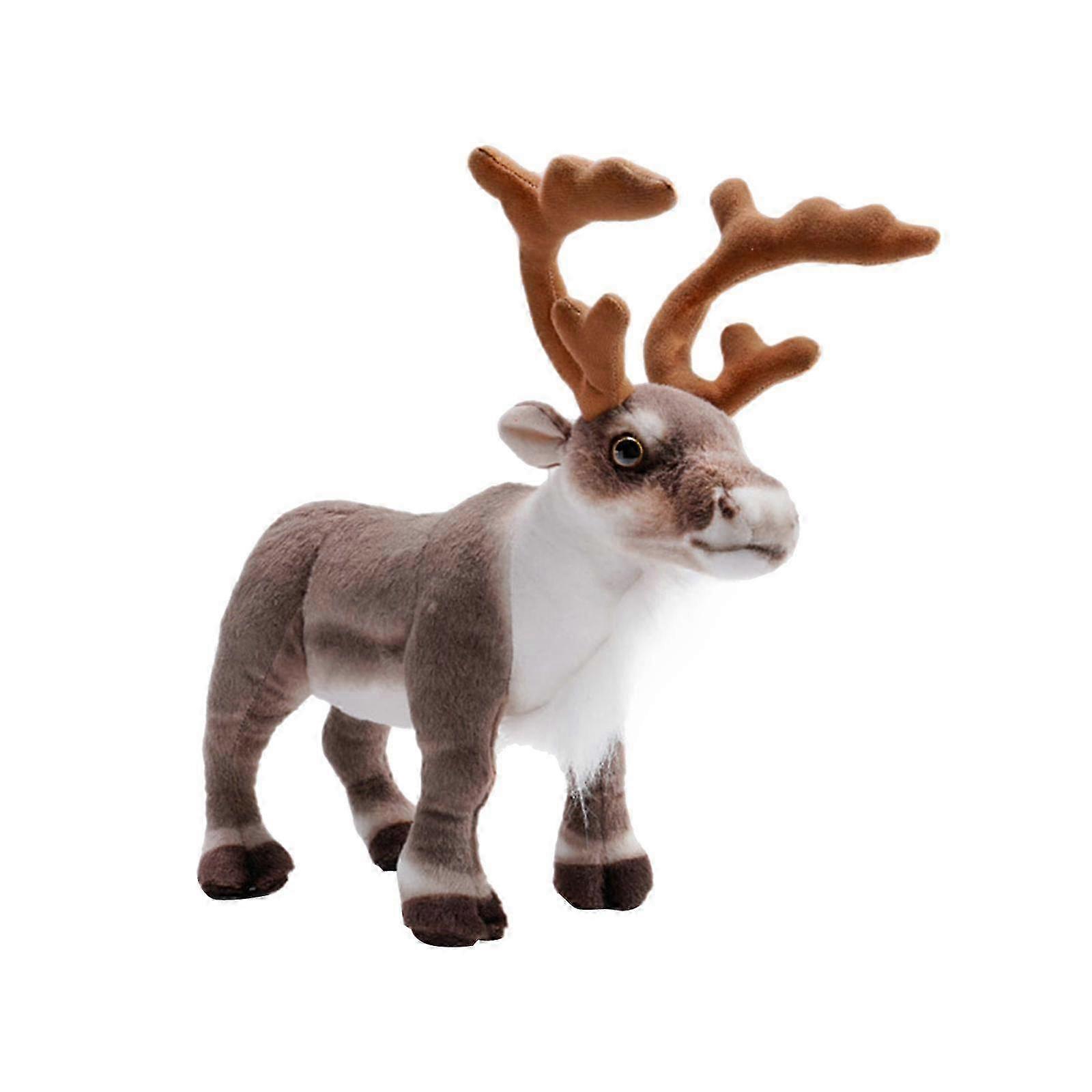 Reindeer Plush Toy Soft Stuffed Animal for Kids Room Decor, Cabinet ...