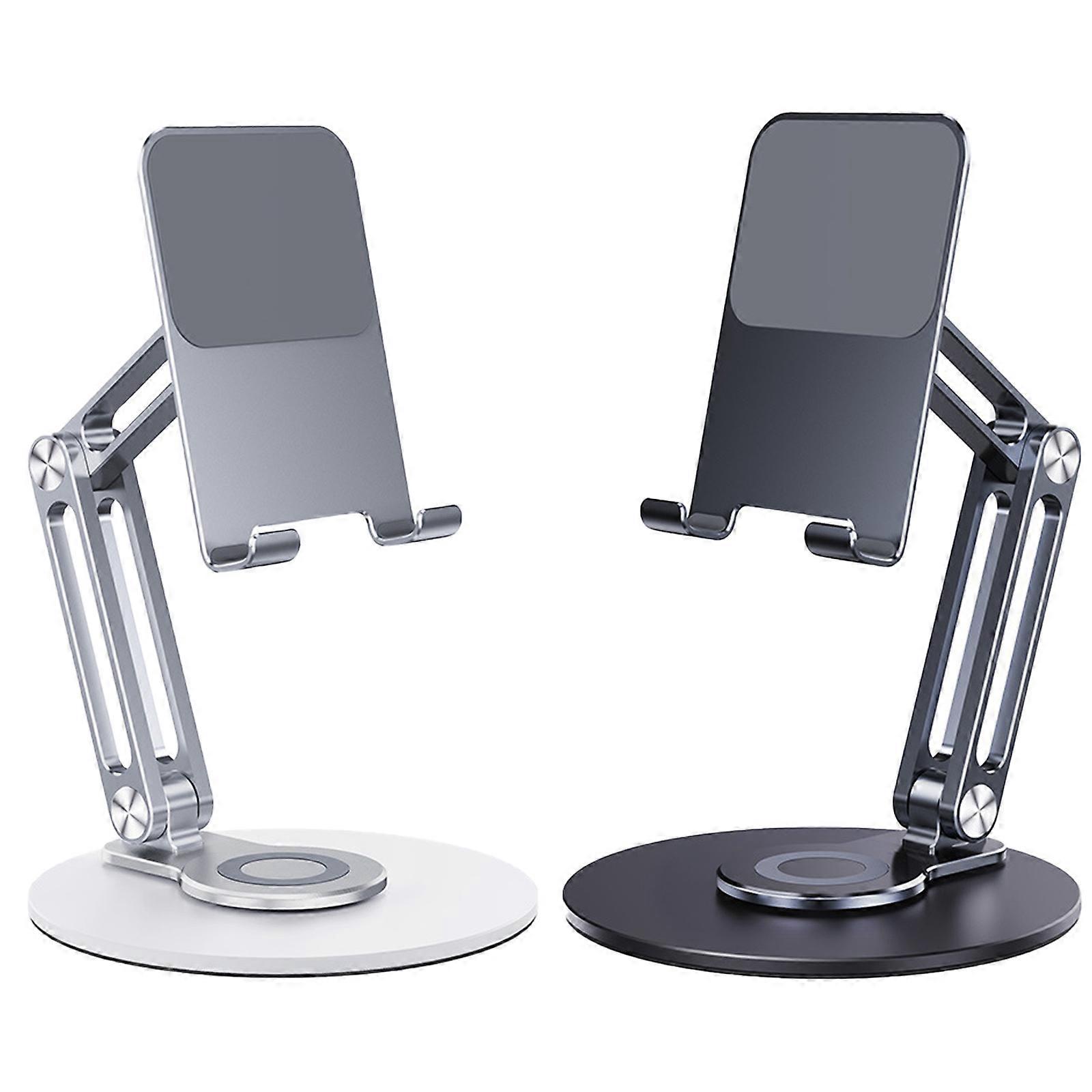 Foldable Aluminum Stand Adjust Desktop Stand 360 Degree Rotating Phone ...