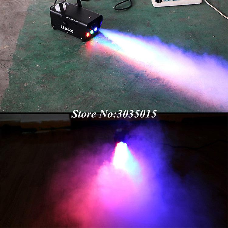 Mini 500W LED RGB Wireless Remote Control Fog Machine | Fruugo NO