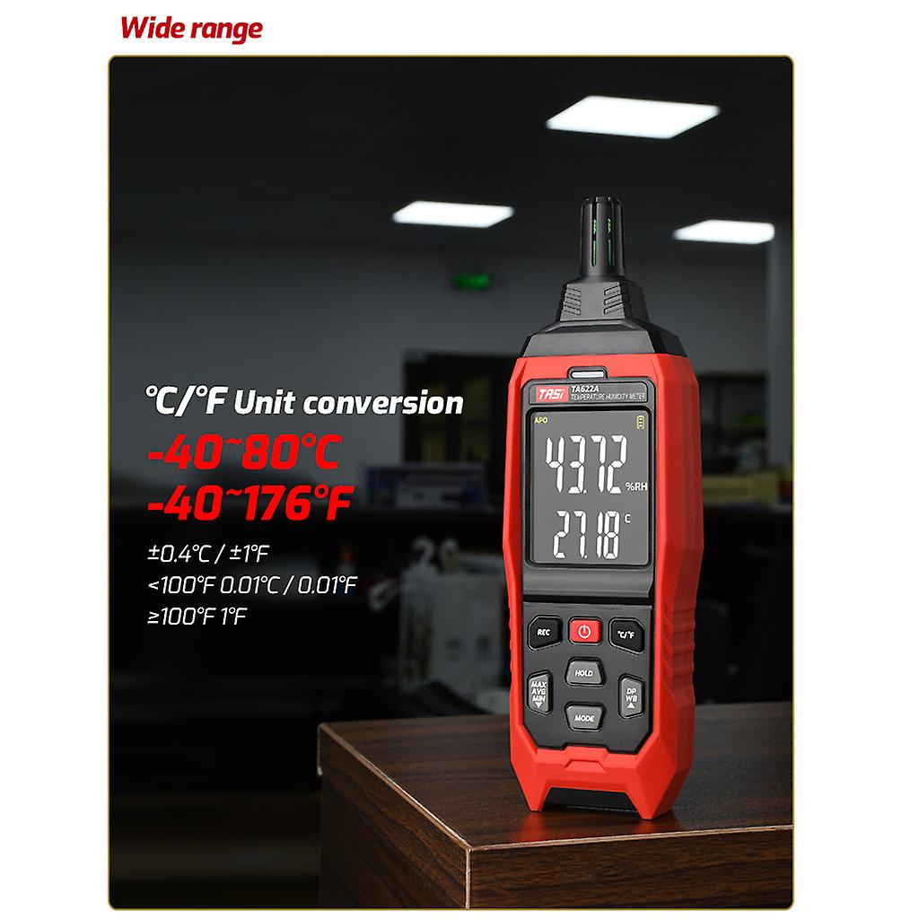 Handhled Psychrometer Temperature Humidity Meter With Dew Point/wet ...