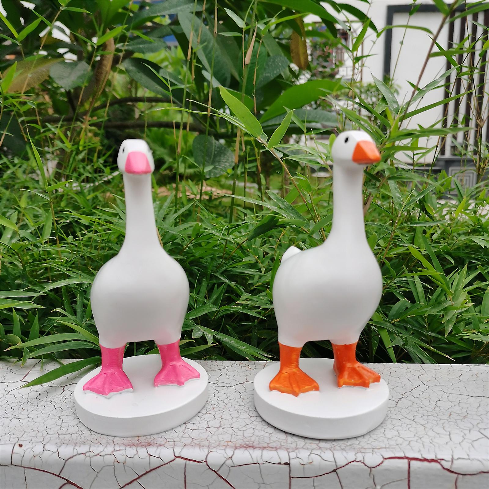 Magnetic Goose Key Holder Statue Holding Key Resin Duck Unique Cute ...