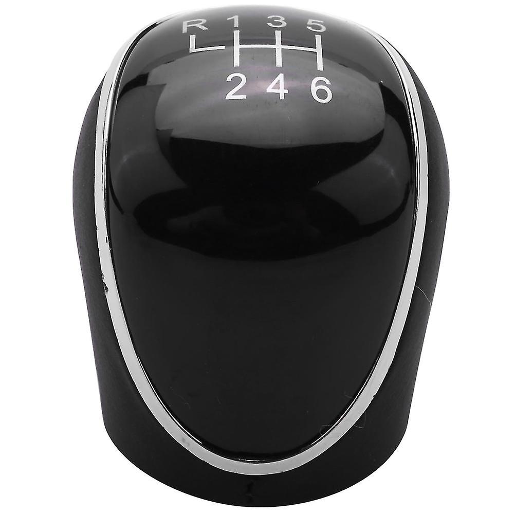 6 Speed Car Pu Leather Gear Shift Knob Shift Lever For Mondeo Iv C-max ...