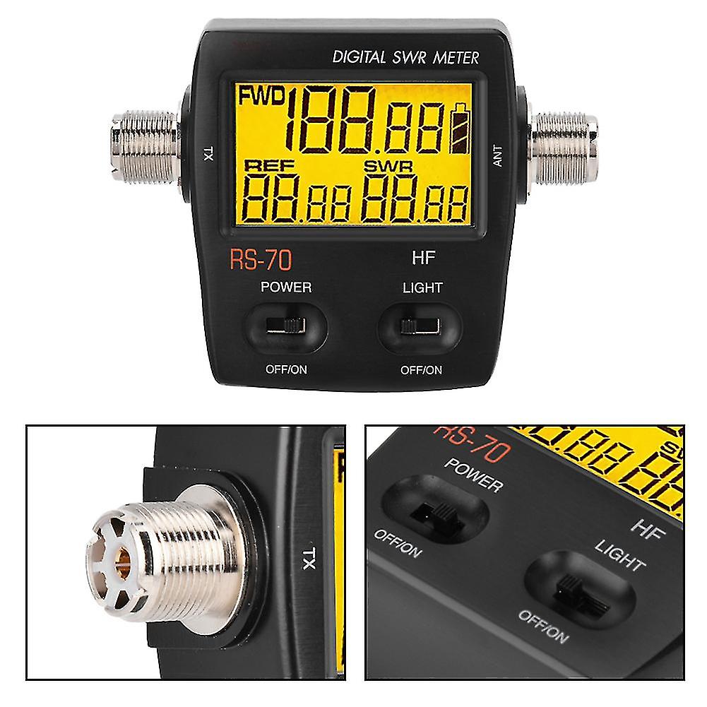 Short wave digital swr standing wave meter for 2 way wireless intercom ...