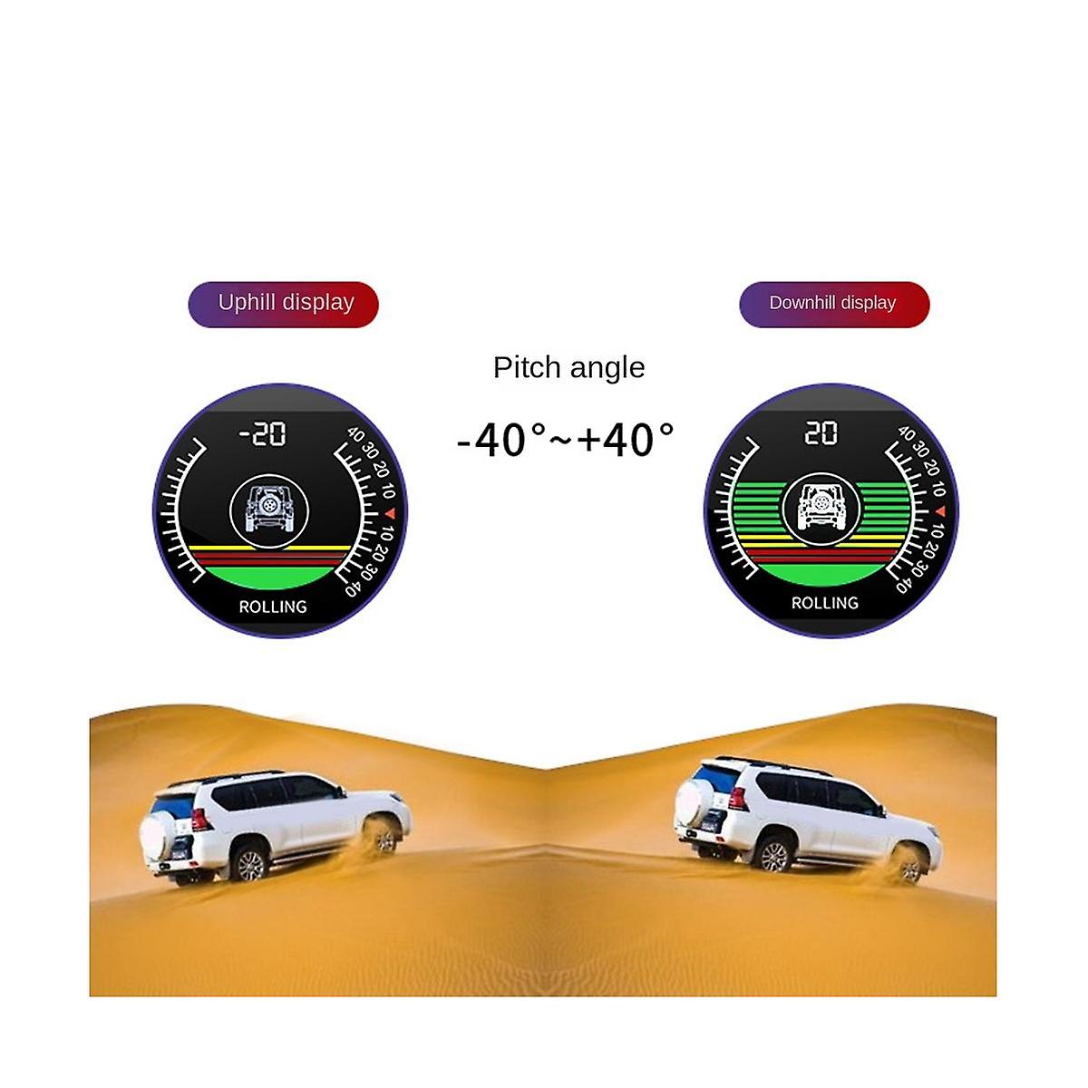 M50 Off Road GPS Smart Inclinometer Car Digital Display Tilt Pitch ...