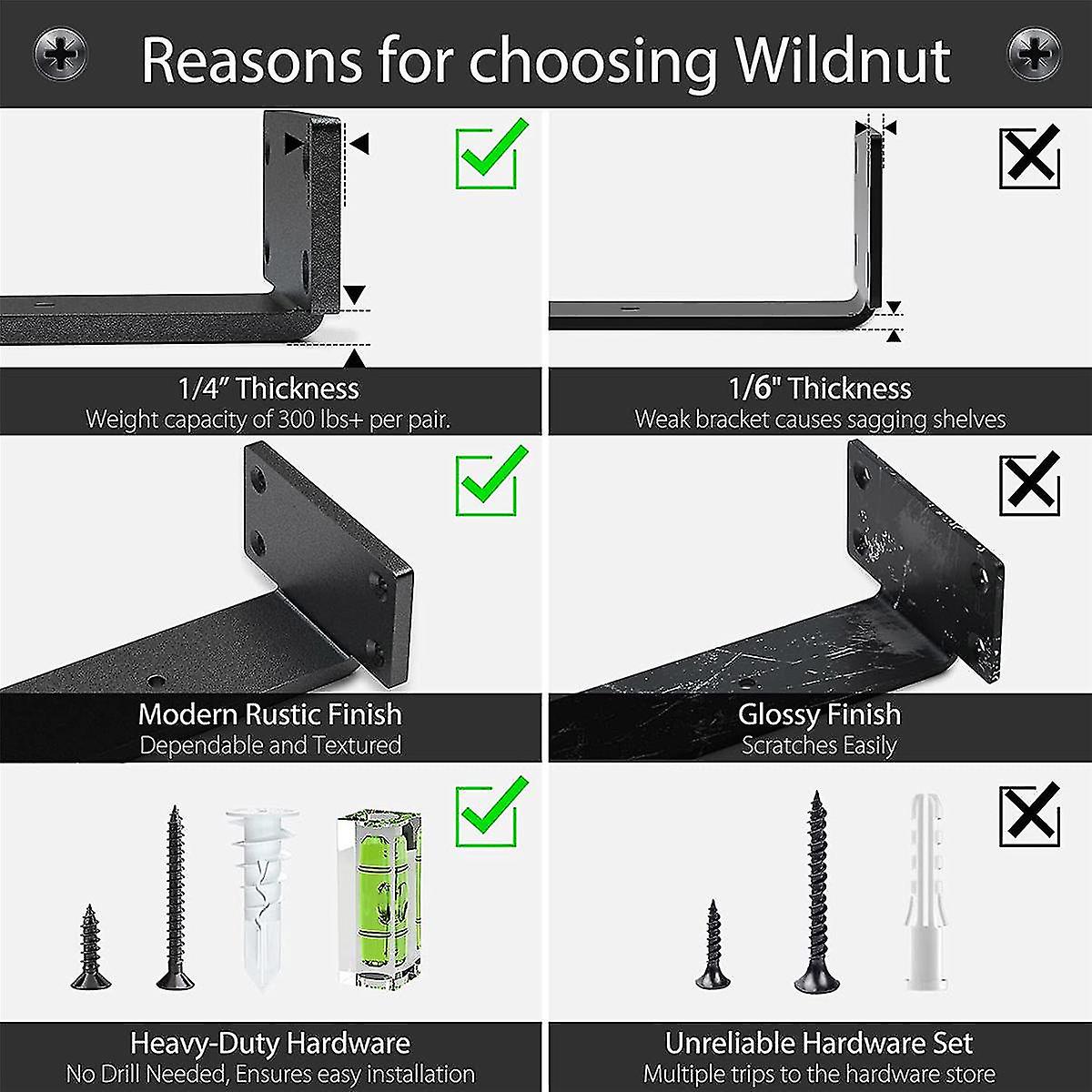 Duty Shelf Brackets , Floating Shelf Brackets, Rustic Industrial Shelf ...