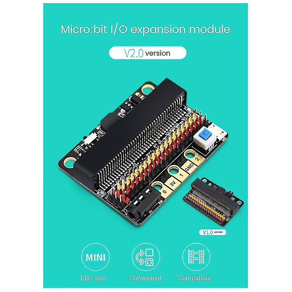 For Microbit Expansion Board Iobit V2.0 Horizontal Adapter Board Plate ...