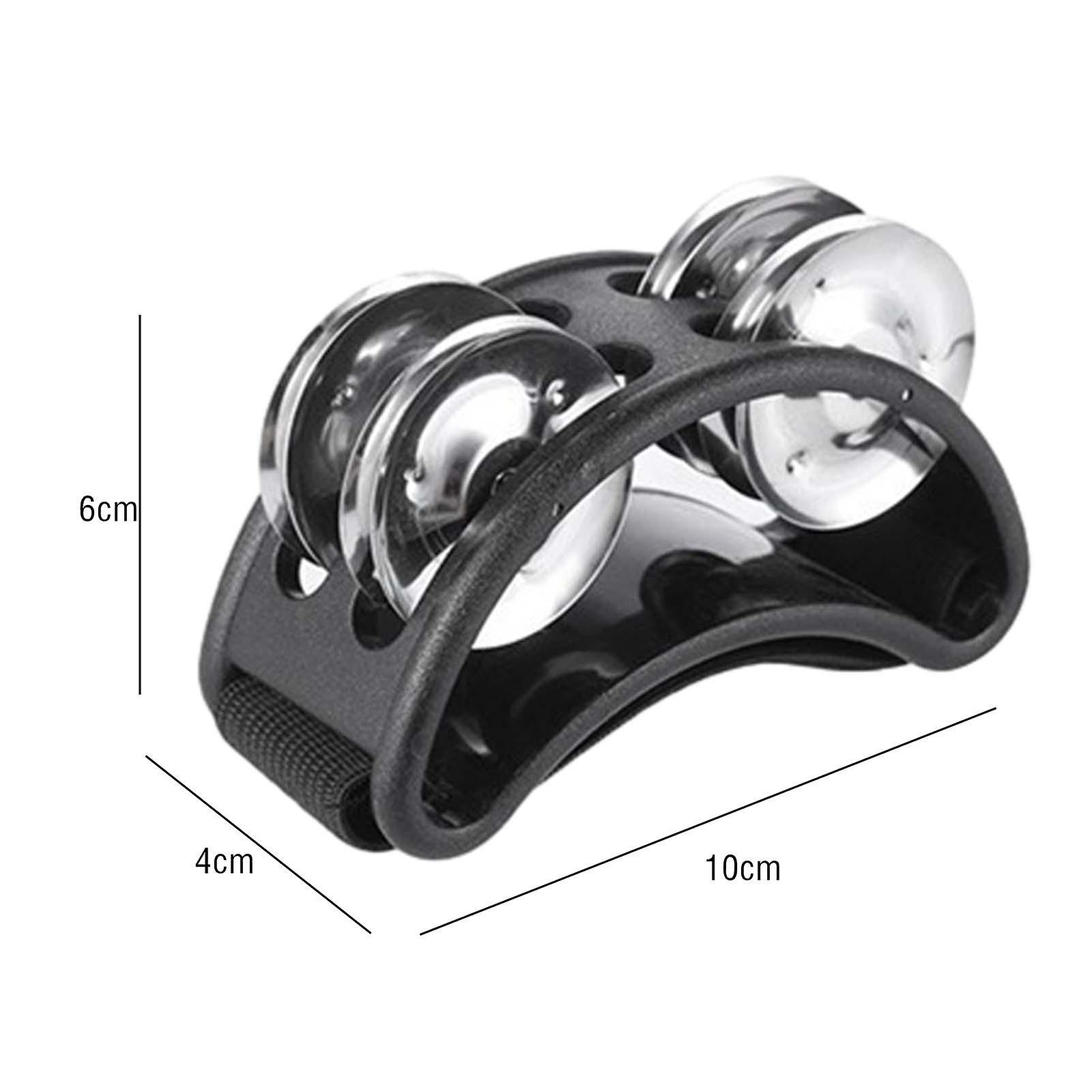 Foot Tambourine Percussion Foot Drum with Metal Bell,Portable,Foot ...