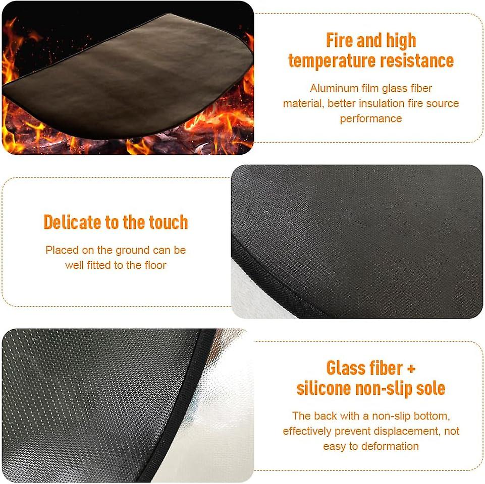 Fireplace Mat, Fire Protection Mat, Fireproof Mat in Front of Fireplace ...