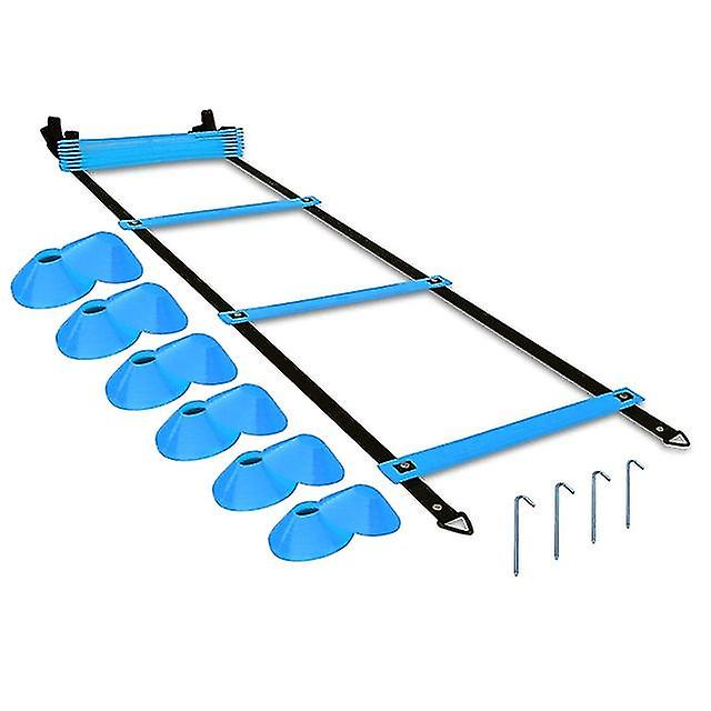 Sports Speed Agility Training Set Includes 1agility Ladder 12 Disc ...
