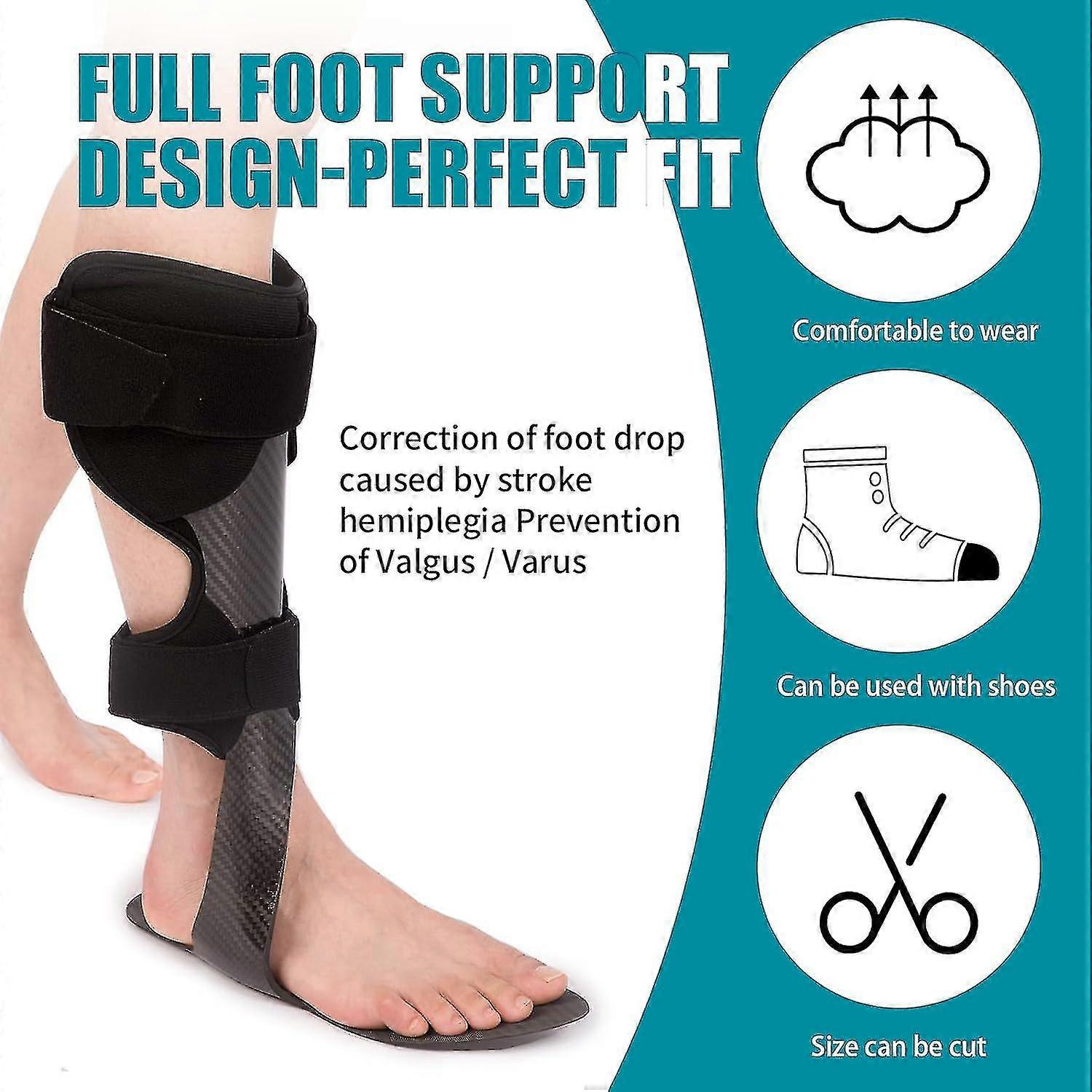 Afo Brace Lightweight Ankle Foot Orthosis Foot Drop Brace Afo ...