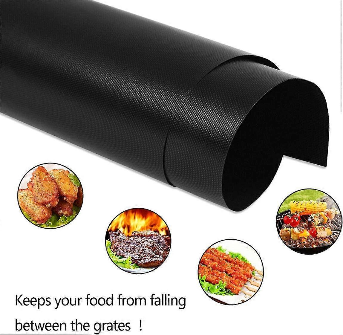 Bbq Grill Mat, Grill Mats (Set Of 5) For Grilling And Baking Bbq Teflon ...