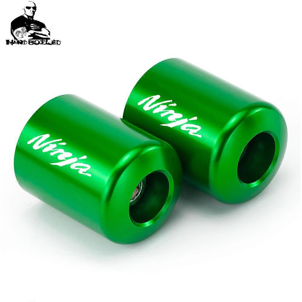 Motorcycle Handlebar Grips Ends Handle Hand Bar CNC Cap Slider For Kawasaki NINJA 250R 300 ER6 ...