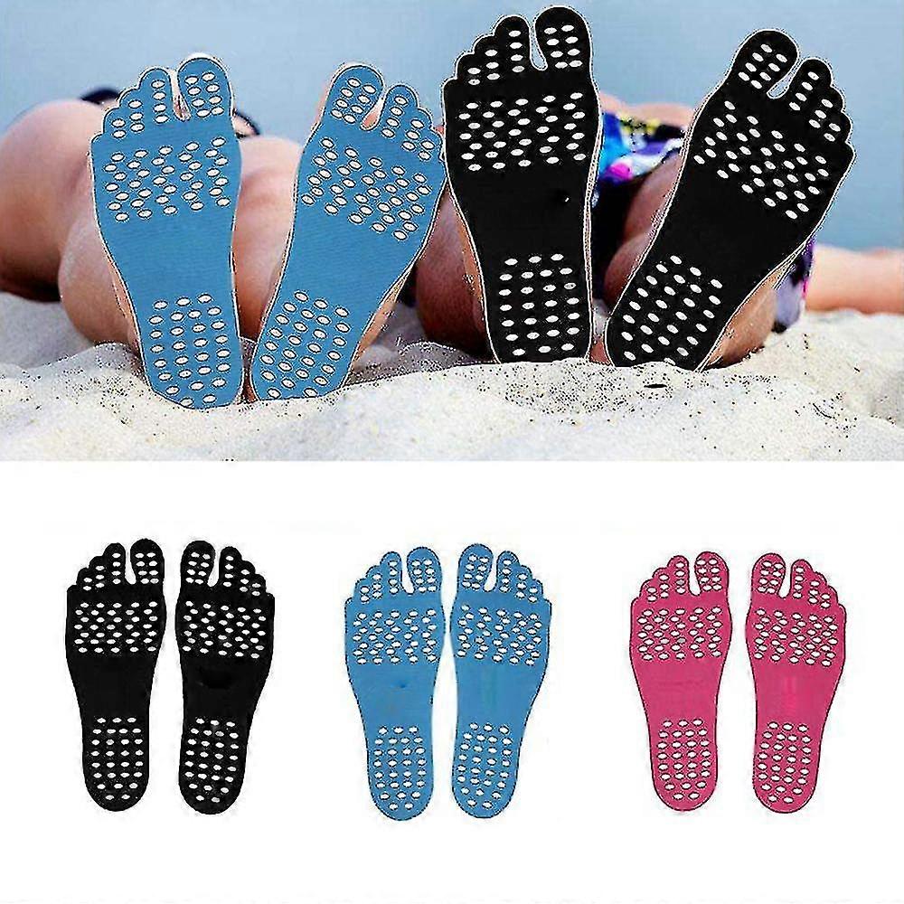 Beach Foot Pads Barefoot Adhesive Invisible Shoes Stick On Foot Pad ...