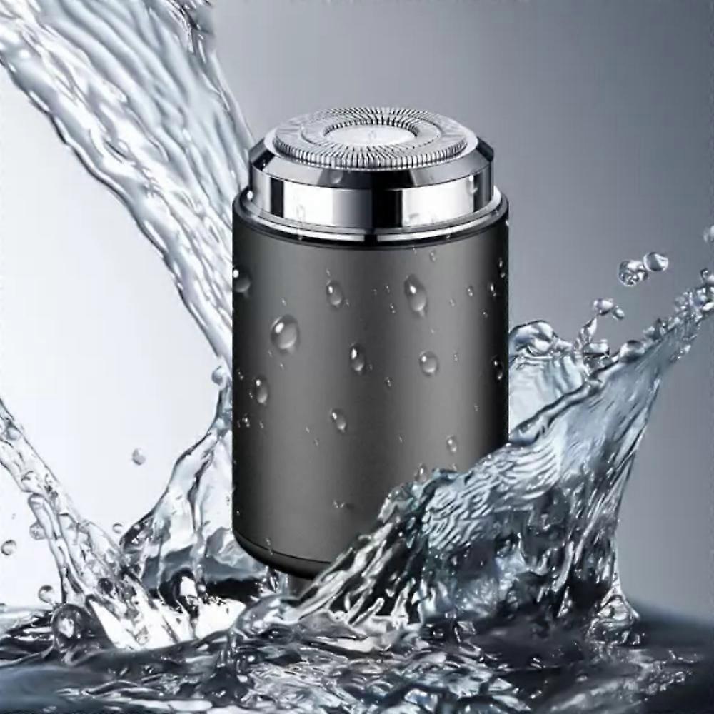 2-in-1 Portable Mini Capsule Shaver,Washable Electric Beard Razor with ...