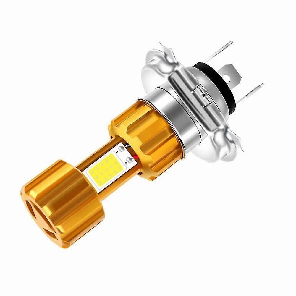 For Motorcycle H4 Led Hi/low Beam Front-light Bulb 6500k Bright White ...