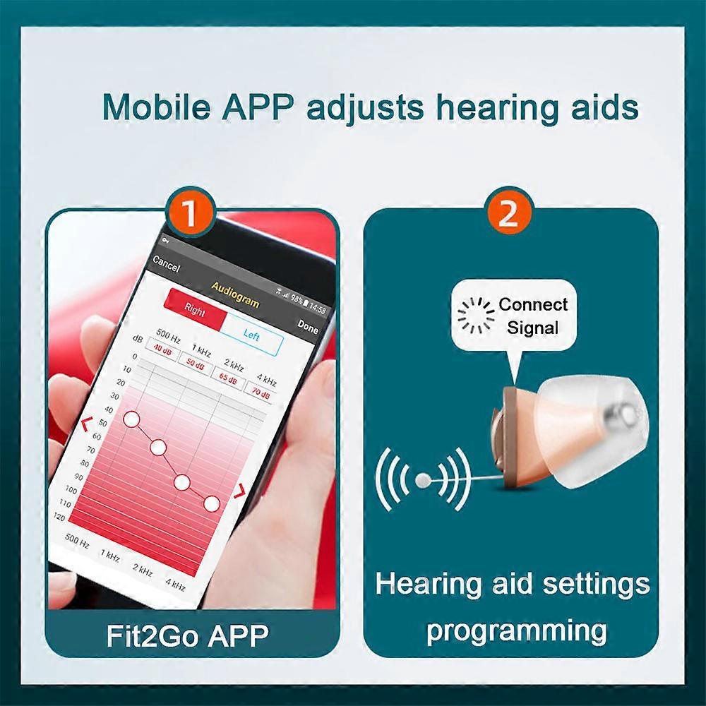 SIEMENS Rexton Invisible Hearing Aids 8Channel Programmable Digital Hearing aid Mobile Phone ...