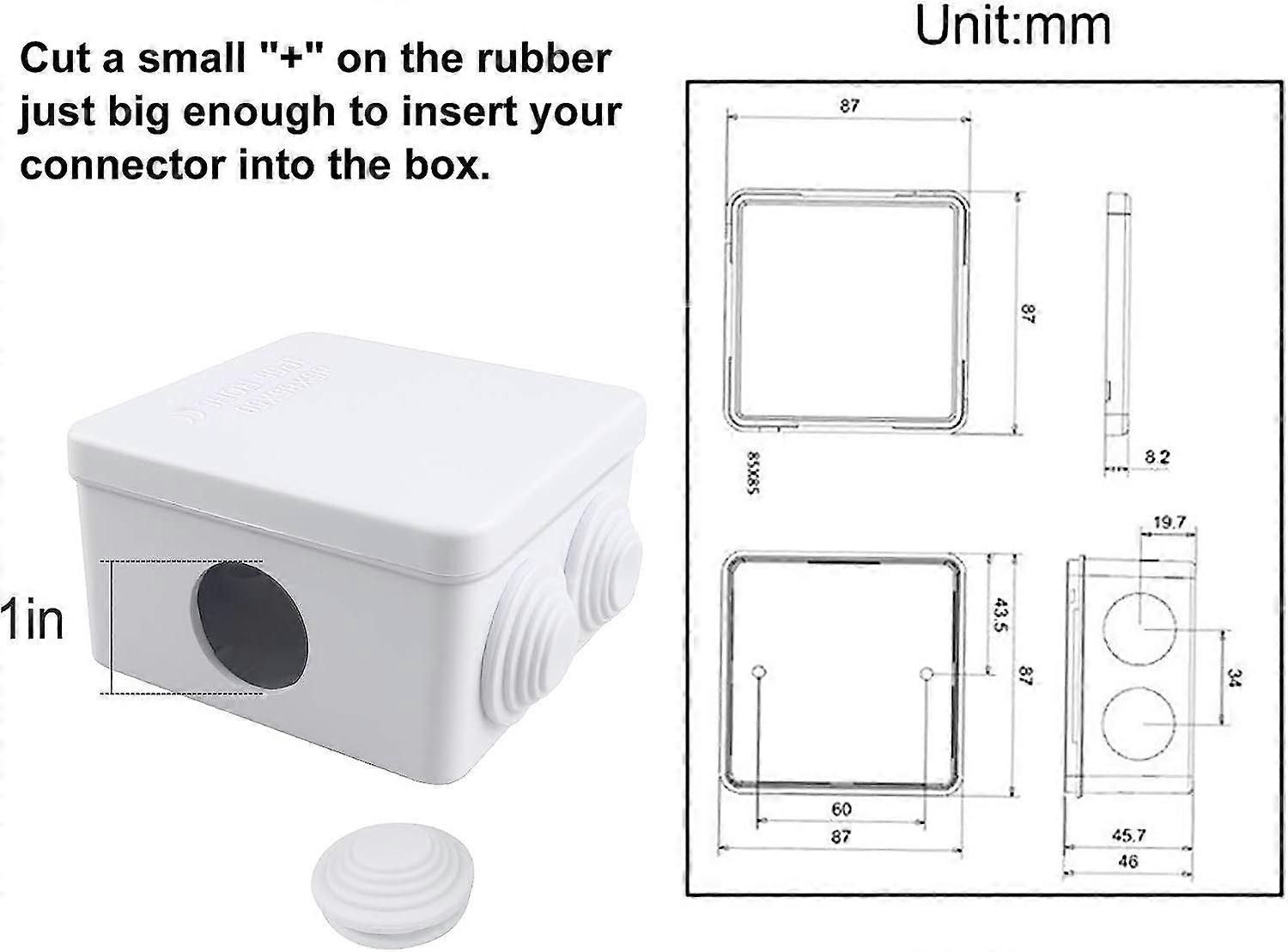 IP55 Waterproof Dustproof Junction Box, Universal Electrical Project ...