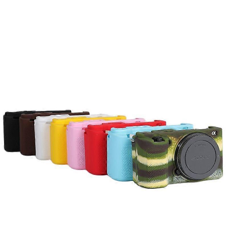 Silicone Armor Skin Camera Case Body Cover Protector for Sony ZV-E10 ...