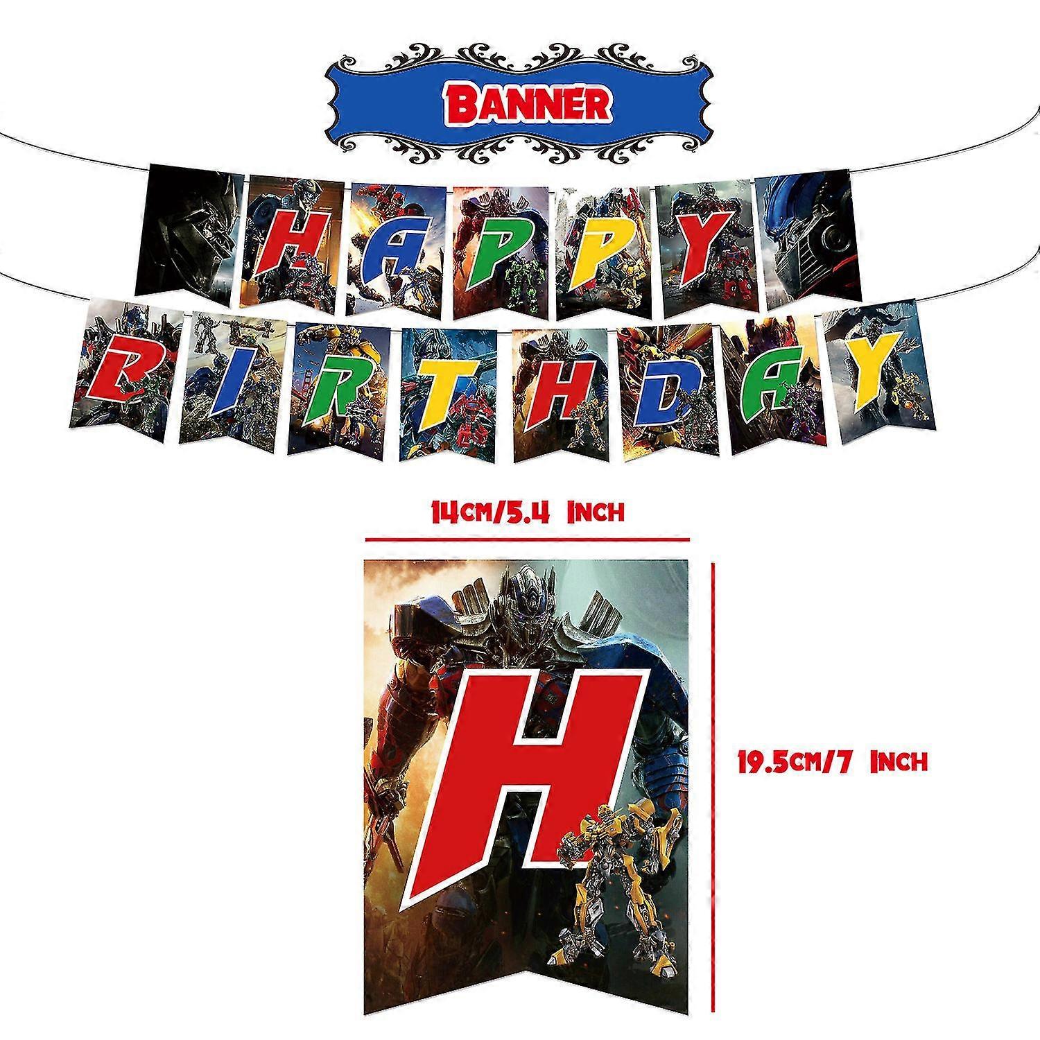 Transformers Themed Birthday Party Decorationstransformers Pull Tabs ...