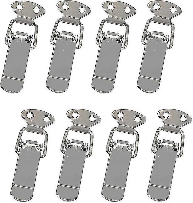 8 Pcs Spring Latch Toggle Stainless Steel Lever Latch Spring Box Trunk ...