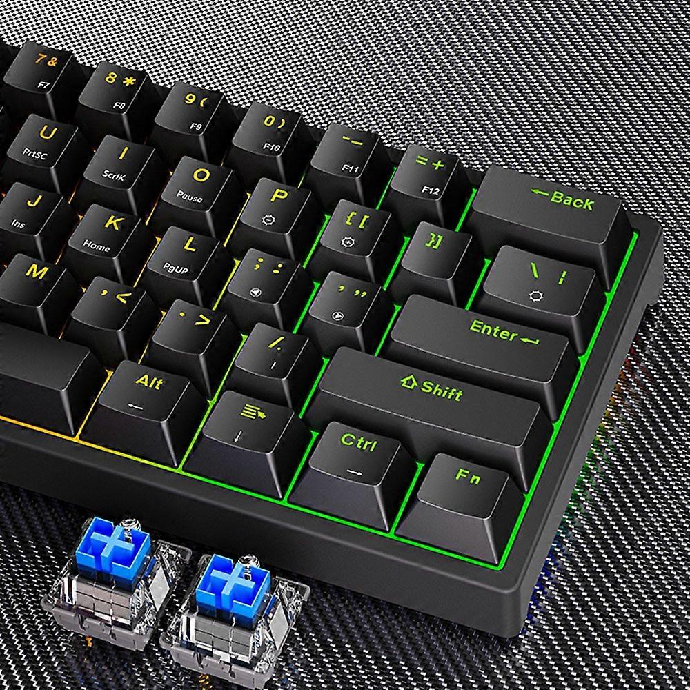 Y-FRUITFUL K33 61 Keys Type C Hot Swappable Mechanical Gaming Keyboard ...