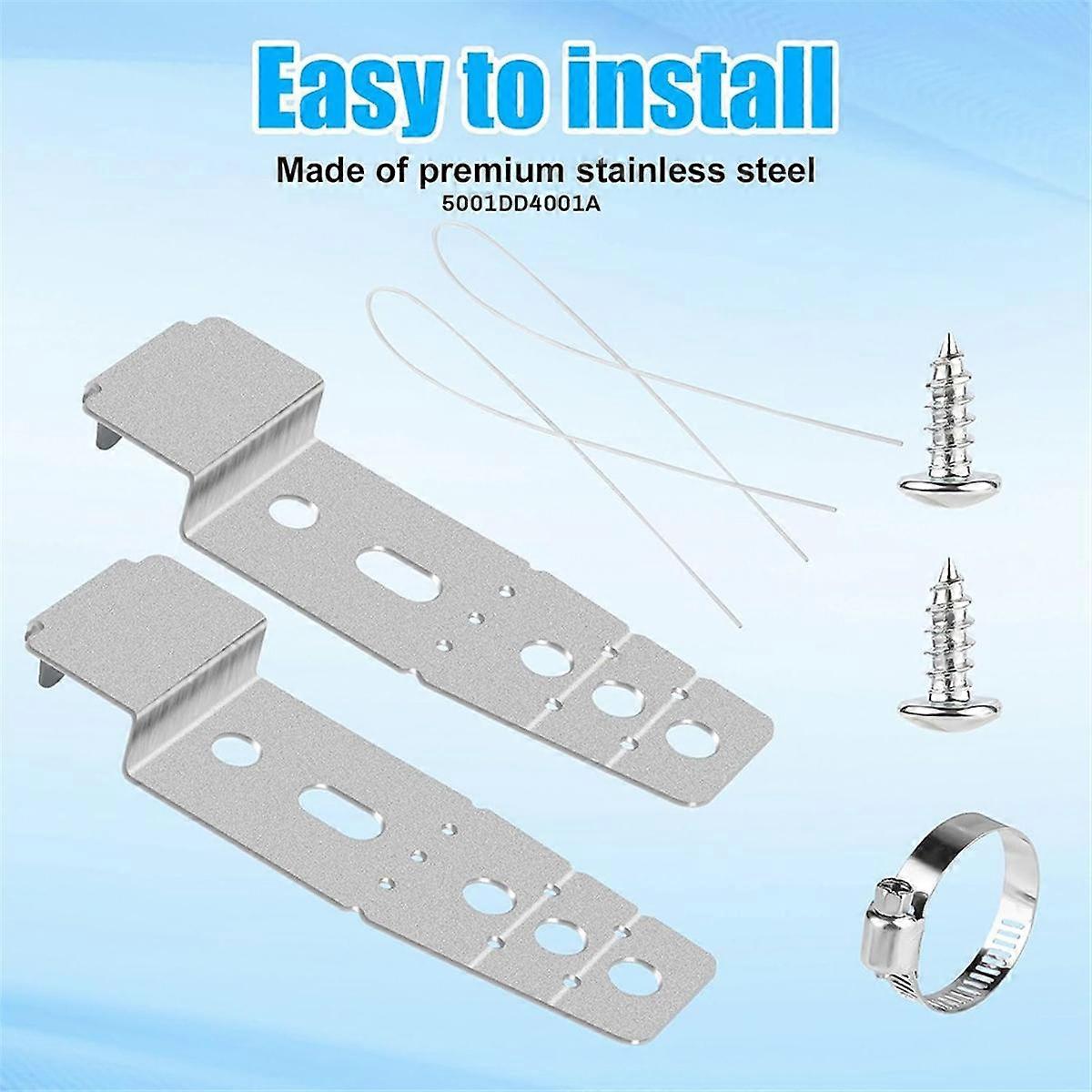 2Set 5001DD4001A Dishwasher Mounting Bracket Kit, 5001DD4001A ...