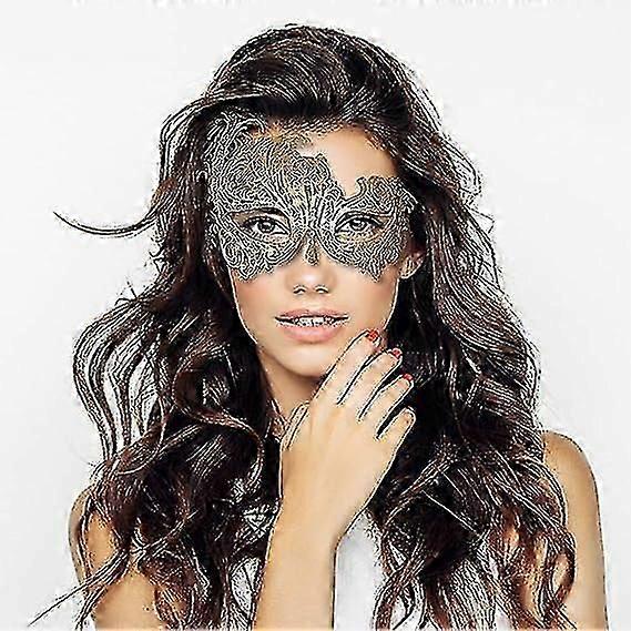 1 Piece Gold Venetian Mask, Metal Masquerade Mask, Couple Mask, Prom ...