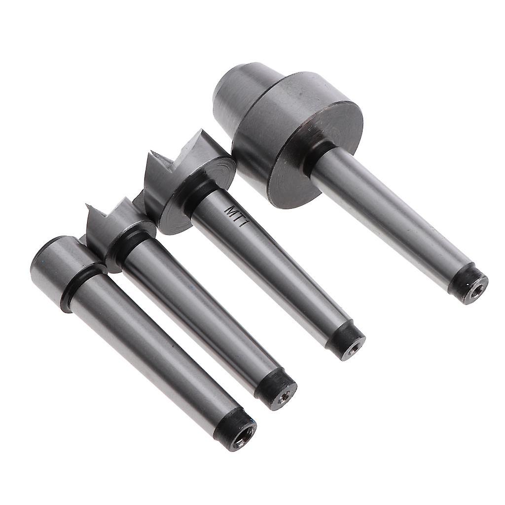 4pcs Alloy Mt1 Wood Lathe Live Center And Drive Spur Kit With Wooden ...