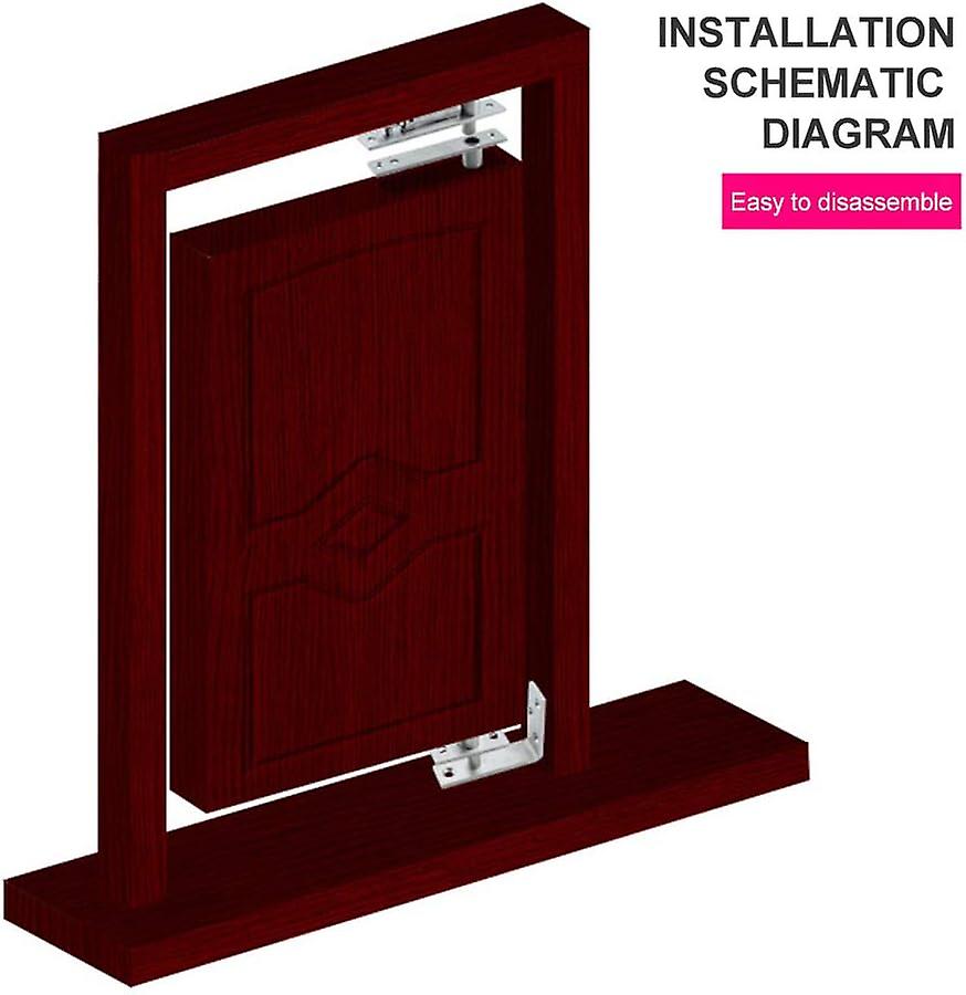 Offset Axis Swing Door Pivot, Stainless Steel Door Pivot Hinge Bookcase ...