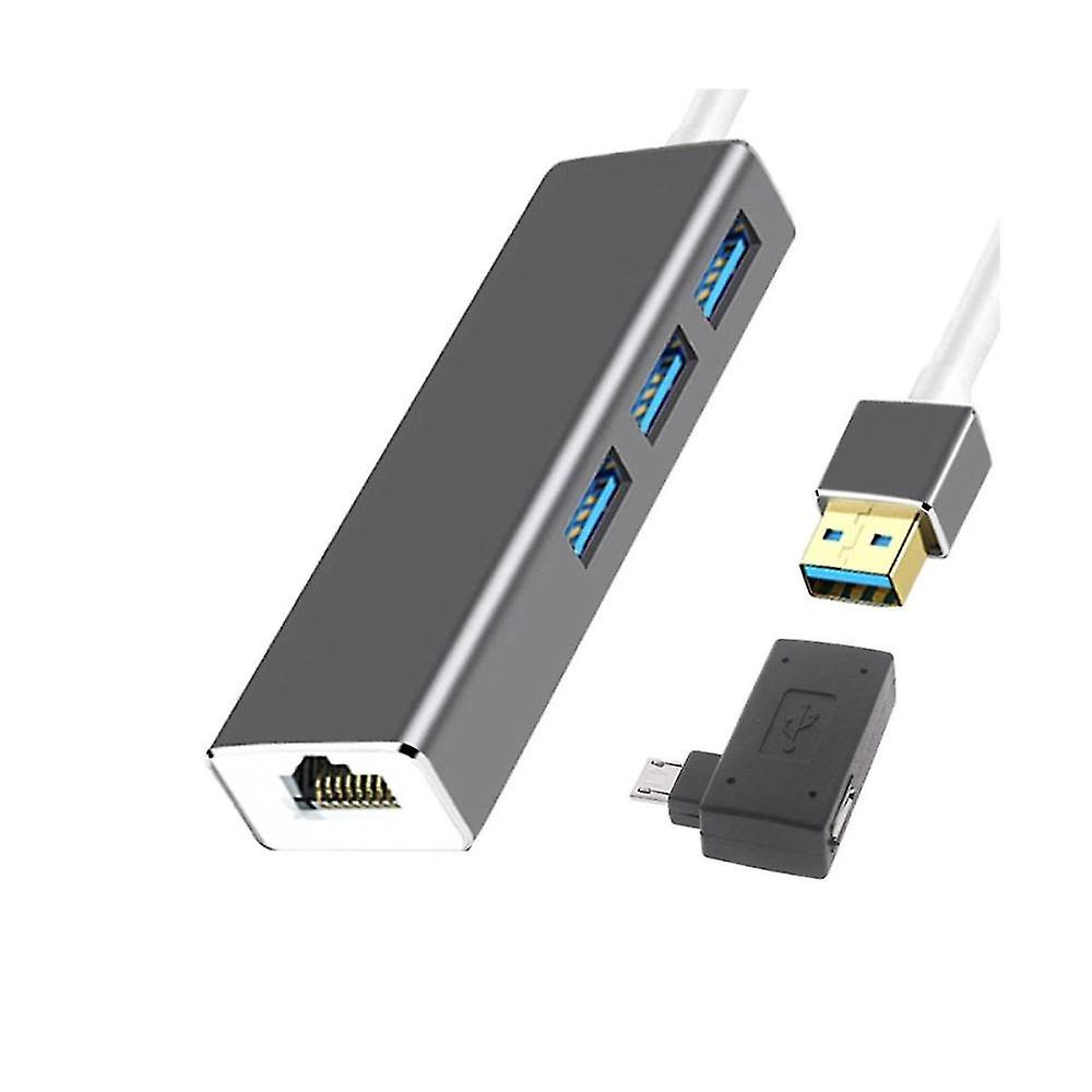3usb Hub Lan Ethernet Adapter Otg Adapter -usb To Rj45 Network Adapter ...