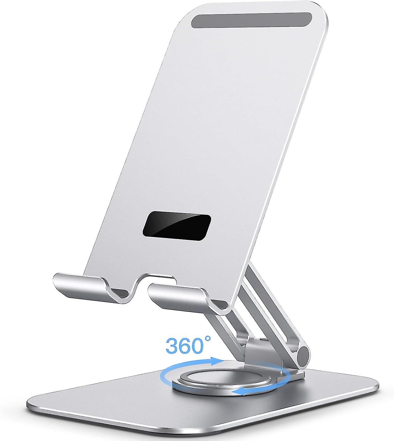 Tablet Stand, Adjustable Rotating Desktop Stand With 360-degree ...