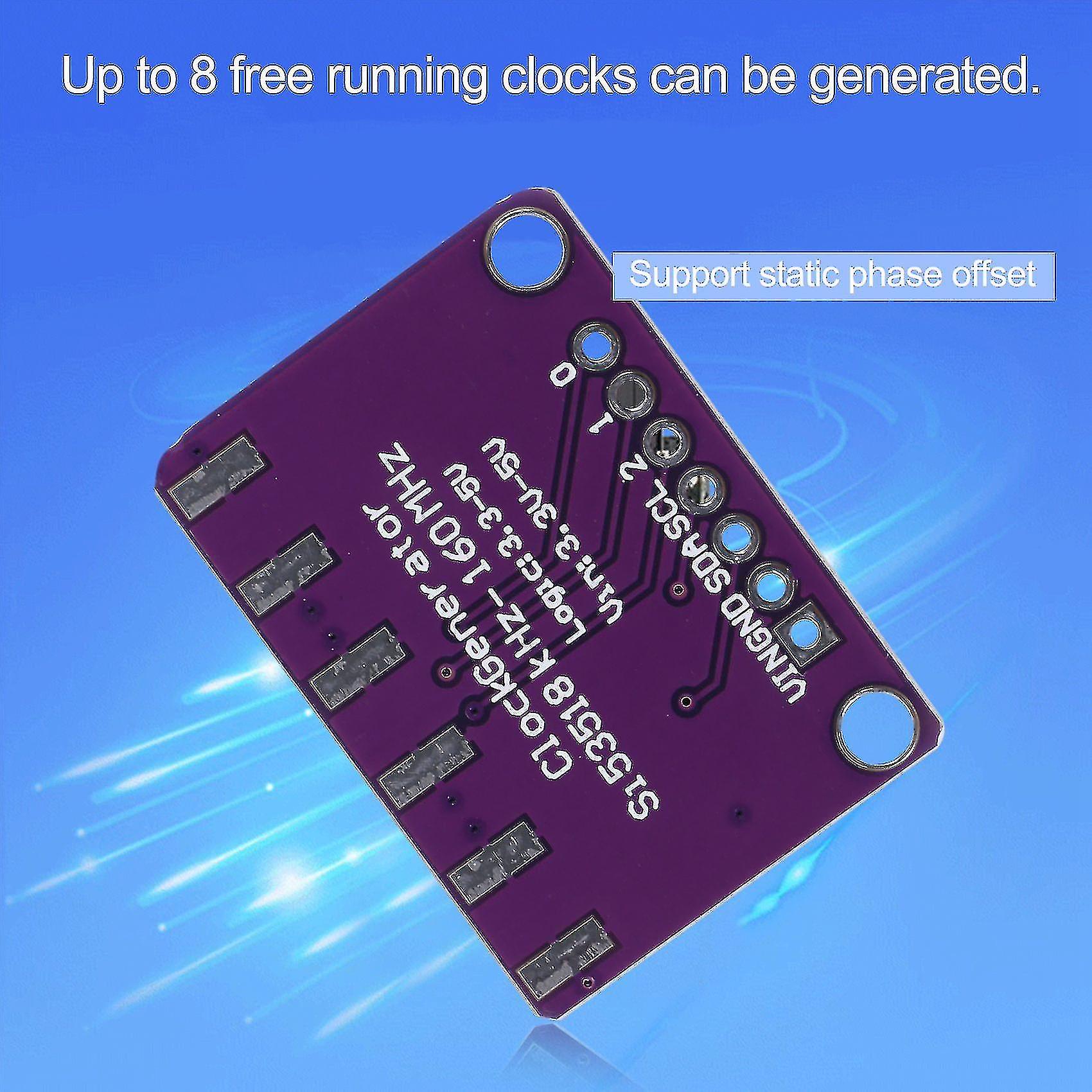 Si5351a I2c 25mhz Clock Generator Breakout Board 8khz To 160mhz | Fruugo UK
