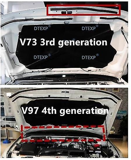 1 Or 6 Pcs Hood Rubber Seal For Pajero V90 2007-2023 5902a016 Bonnet ...