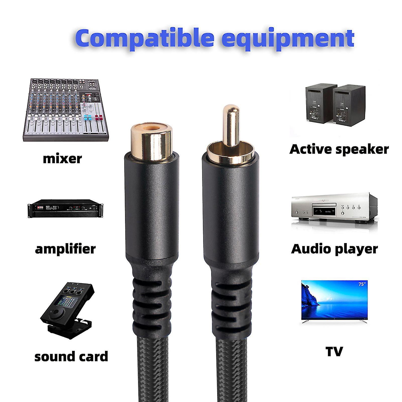 AV Extension Cable High Fidelity Stable Lossless Transmission Plug Play ...
