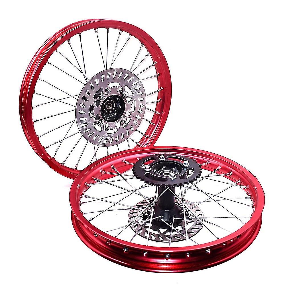 1.60-17 Inch Front Rear Rims Aluminum Alloy Wheel With Sprocket Disc ...