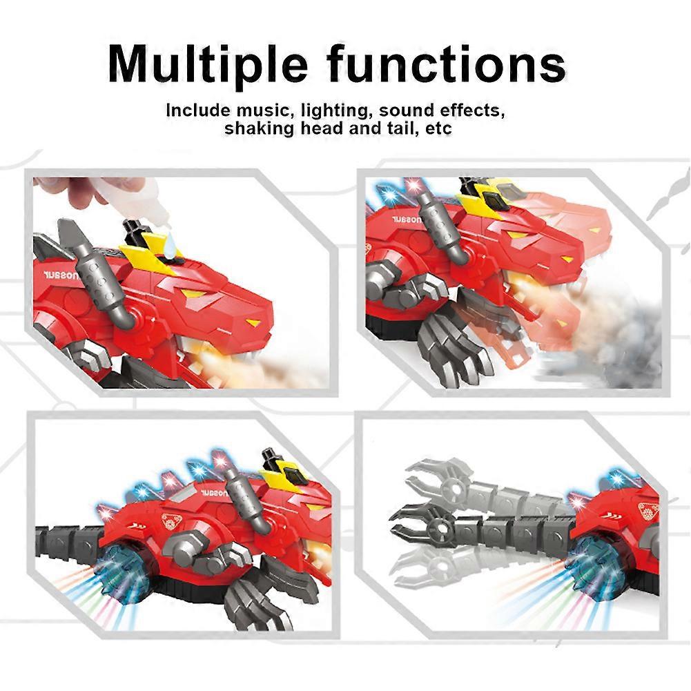 Mechanical Spray Electric Dinosaur With Music And Lighting Toy For ...