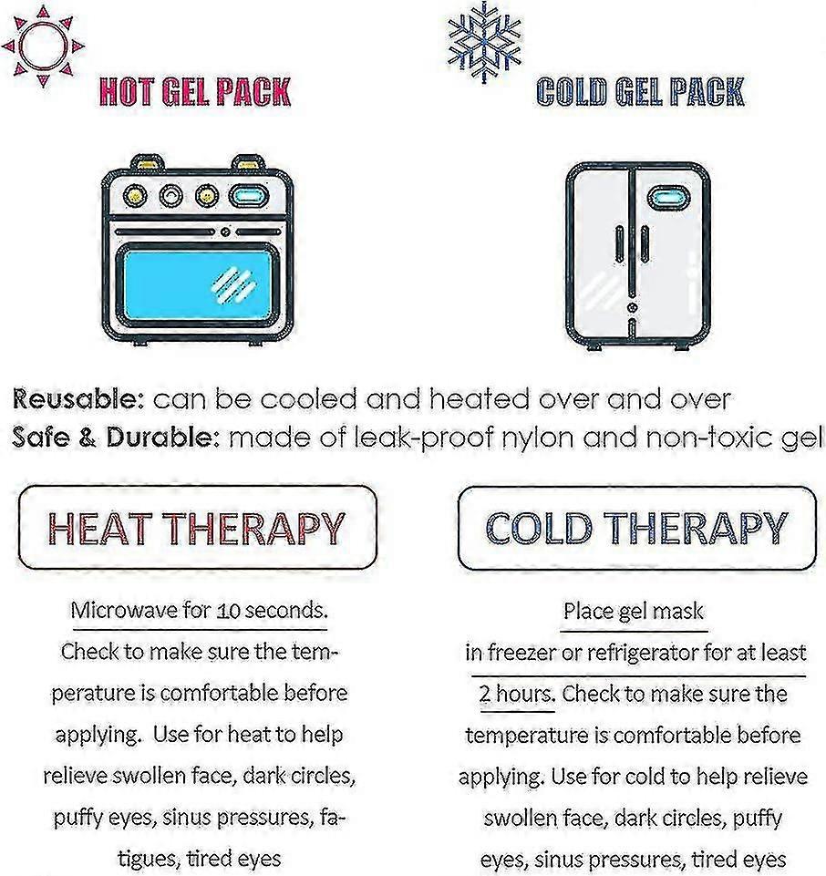 Pacote de gelo de dentes do siso, gel de gelo quente e frio, ótimo para ...