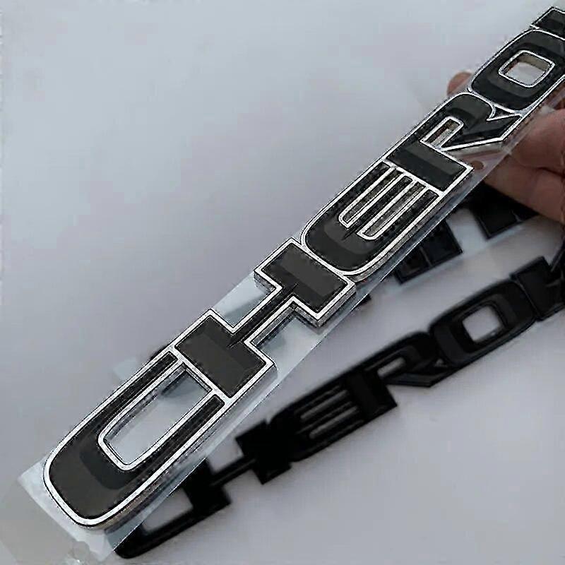 3D ABS Chrome Black Logo Grand Cherokee Emblem Letters Nameplate Car ...